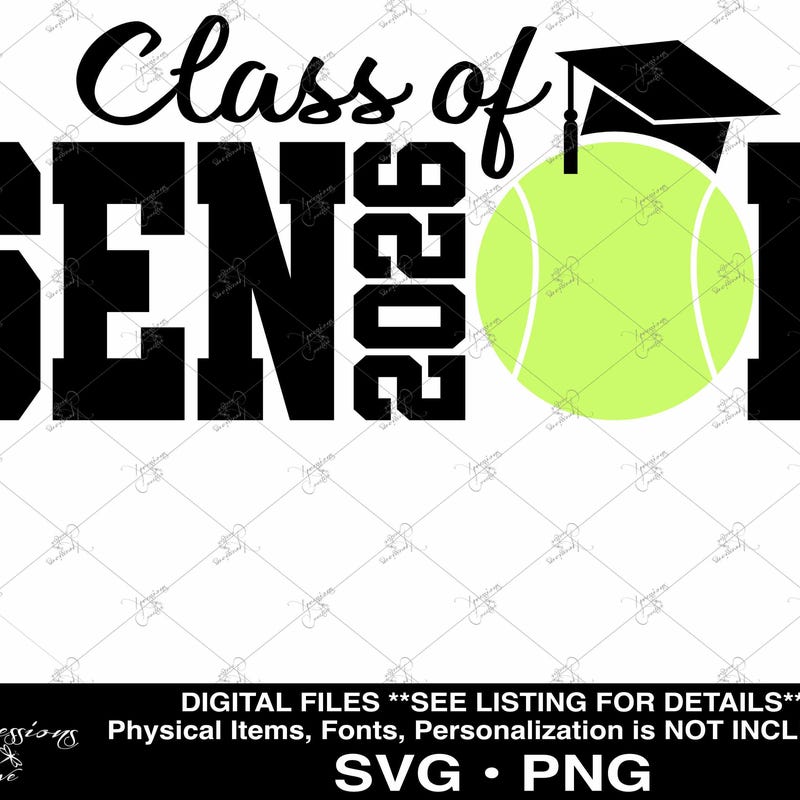 Graduation 2026 Tennis - Etsy