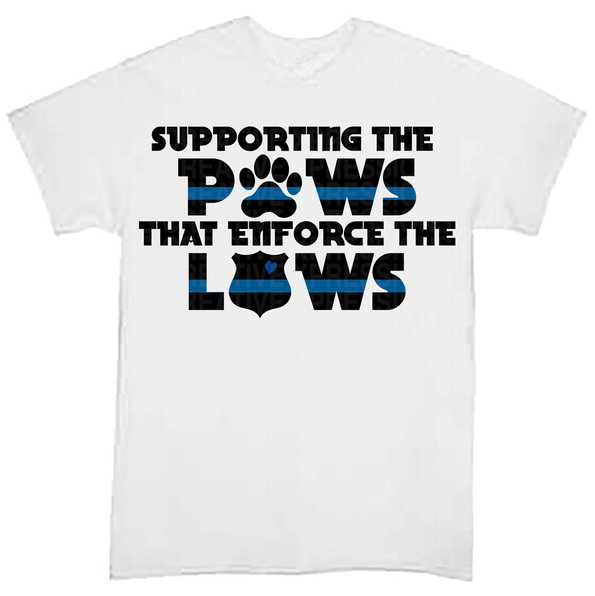 Supporting the Paws That Enforce the Laws SVG, Police Dog Svg, Police ...