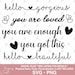 Rear View Mirror Decal Bundle, Mirror Decal Svg, Car Window Decal Svg ...
