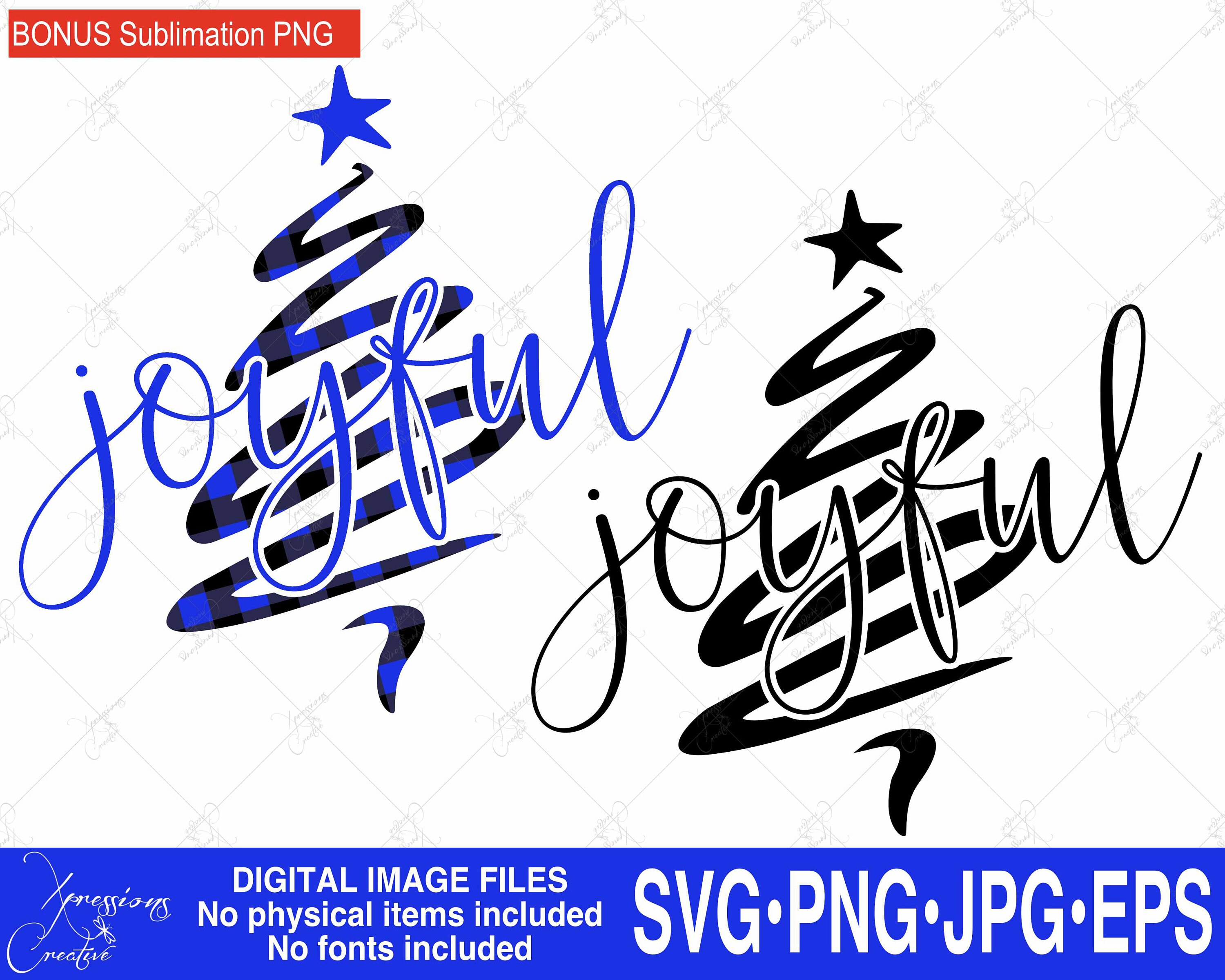 Joyful Svg Christmas Svg Xmas Svg Christmas Pillow Svg - Etsy
