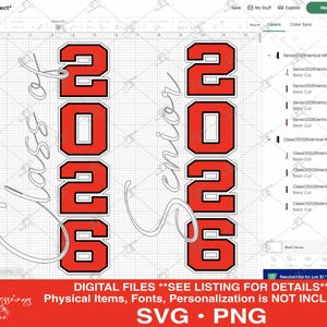 Senior 2026 SVG, Class of 2026 Svg, Senior Class of 2026 DTF Bundle ...