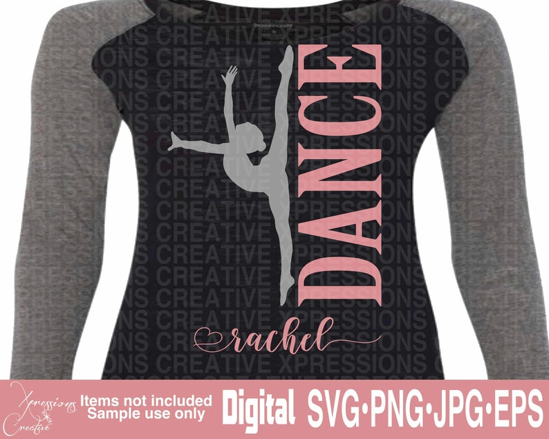 Dance Svg Dancer Svg Dancing Svg Personalized Dance Svg - Etsy