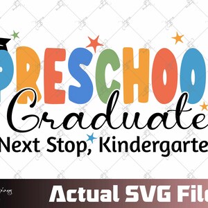 Preschool Graduate Svg, Preschool Grad, Preschool Graduate Sublimation ...