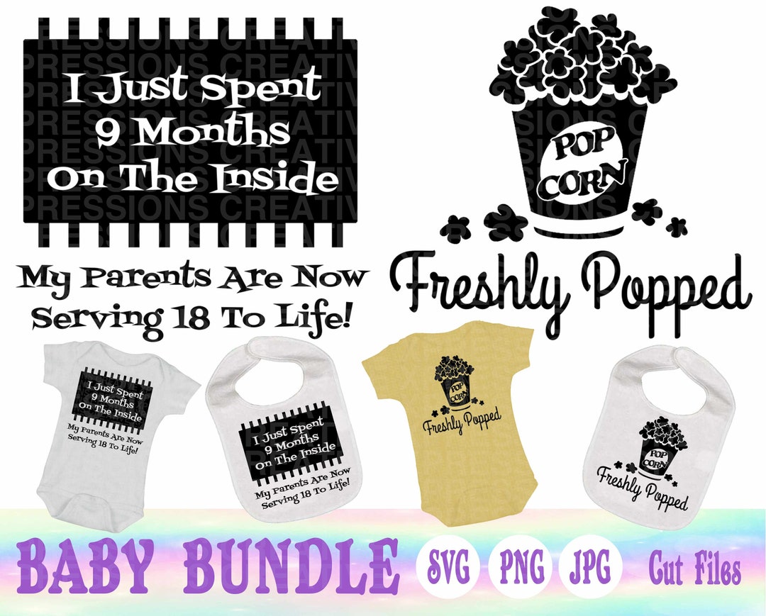 Funny Baby Bundle Svg Baby Boy Bib SVG Baby Girl Bib Svg - Etsy