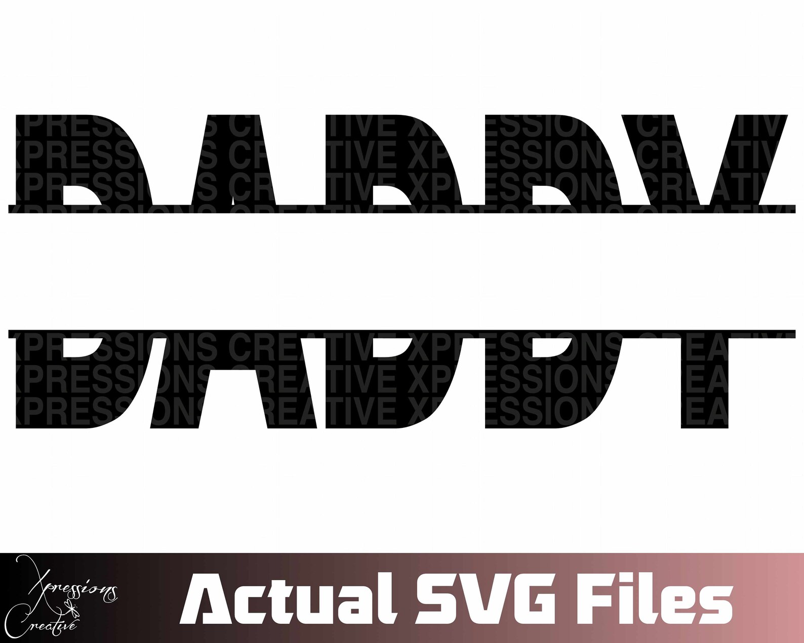 Daddy Monogram Blank Daddy With Names Fathers Day Svg Daddy - Etsy