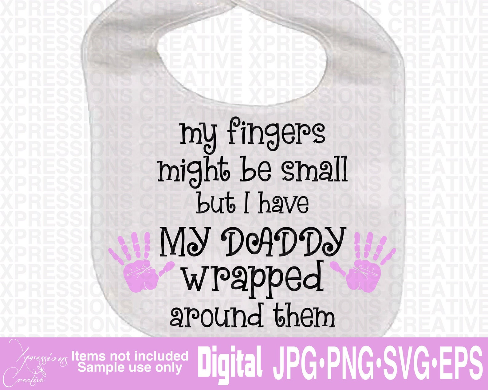 Daddy Svg Baby Svg Dad Svg Daddy Wrapped Svg Small Fingers - Etsy