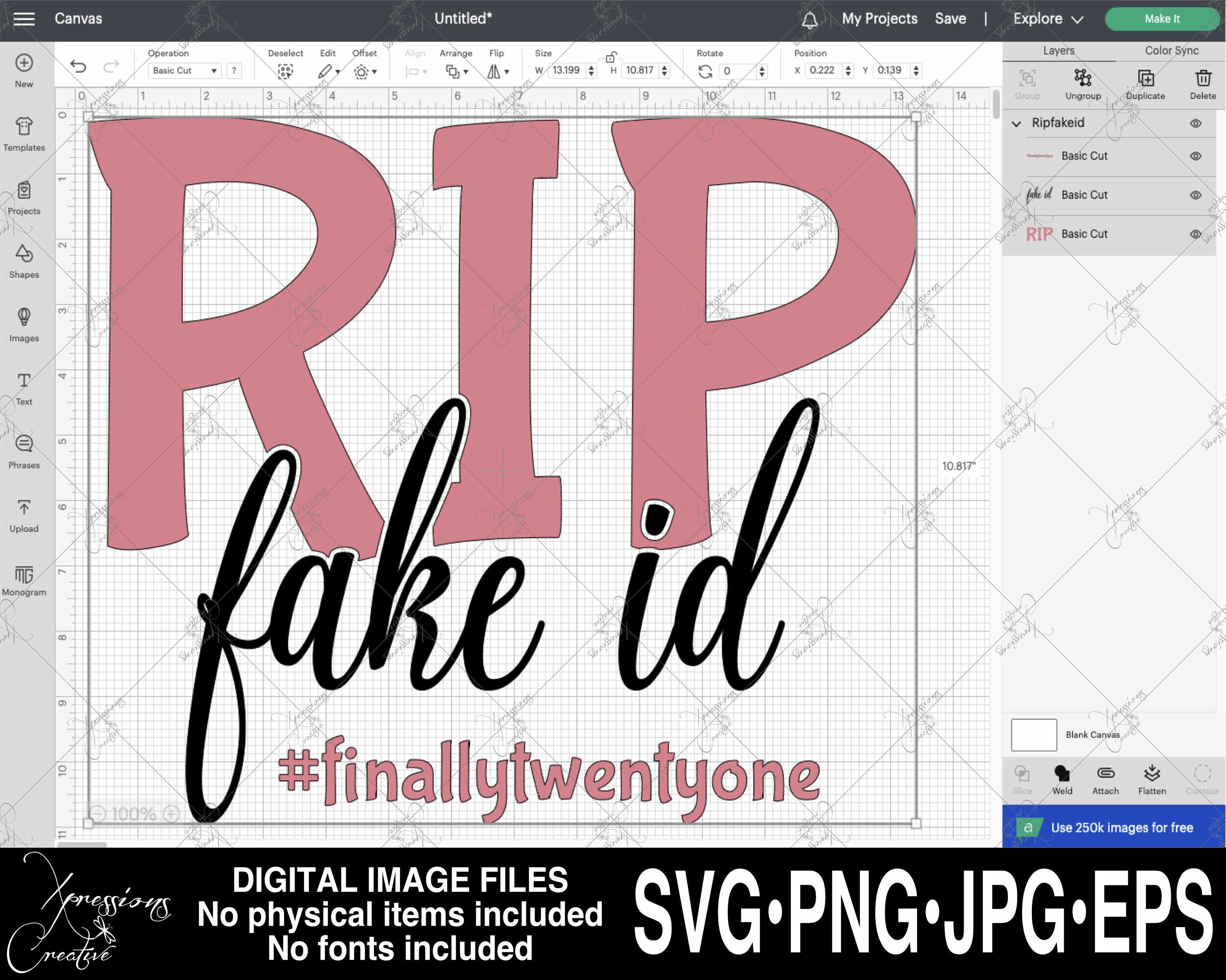 RIP Fake ID Svg 21st Birthday Svg Finally 21 Svg Finally - Etsy Finland