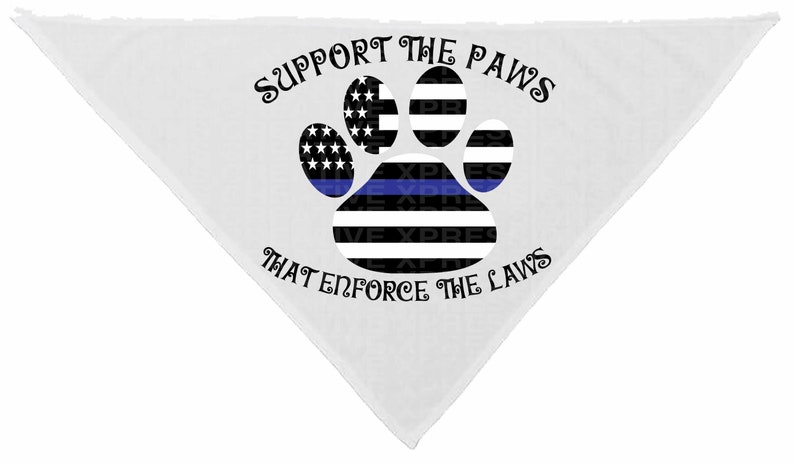 Support The Paws That Enforce The Laws SVG Police Dog svg | Etsy