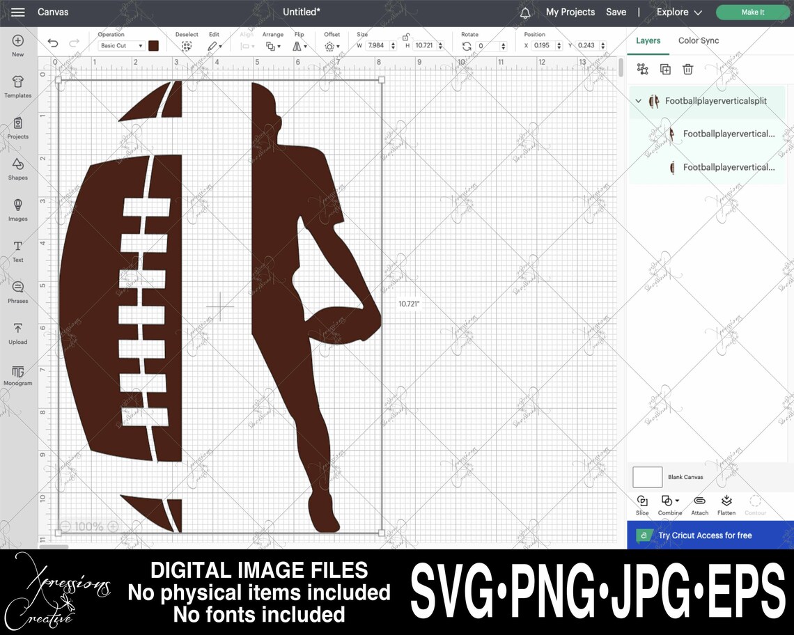 Football Svg Football Split Svg Sports Svg Football Svg for - Etsy