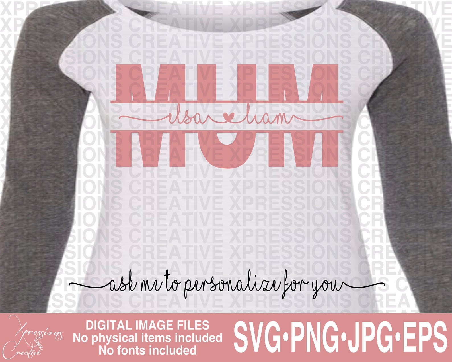 Mum Svg Mum With Names Svg Mum With Kids Names Svg Mum - Etsy