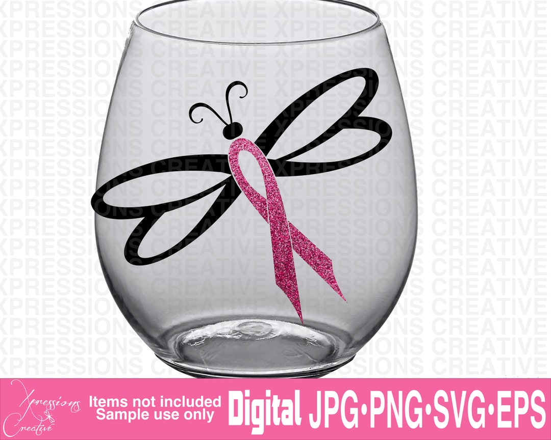 Cancer Ribbon Svg, Cancer Awareness Svg, Cancer Dragonfly, Infinity Svg ...