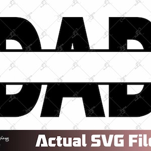Dad Svg, Dad Split Monogram Svg, Dad Tshirt Svg, Dad With Names ...