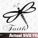 Dragonfly Svg, Dragonfly Faith Svg, Faith Svg, Faith Svg, Dragonfly Art ...