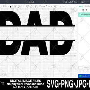 Dad Svg, Dad Split Monogram Svg, Dad Tshirt Svg, Dad With Names ...