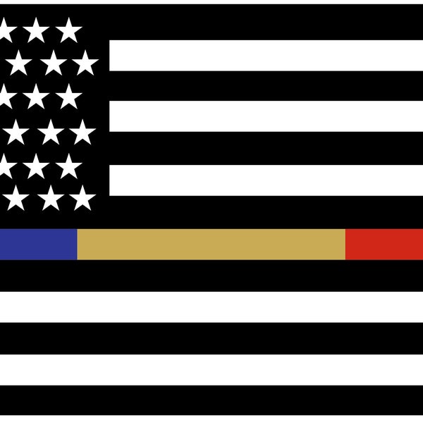 Police Dispatcher Flag Svg - Etsy