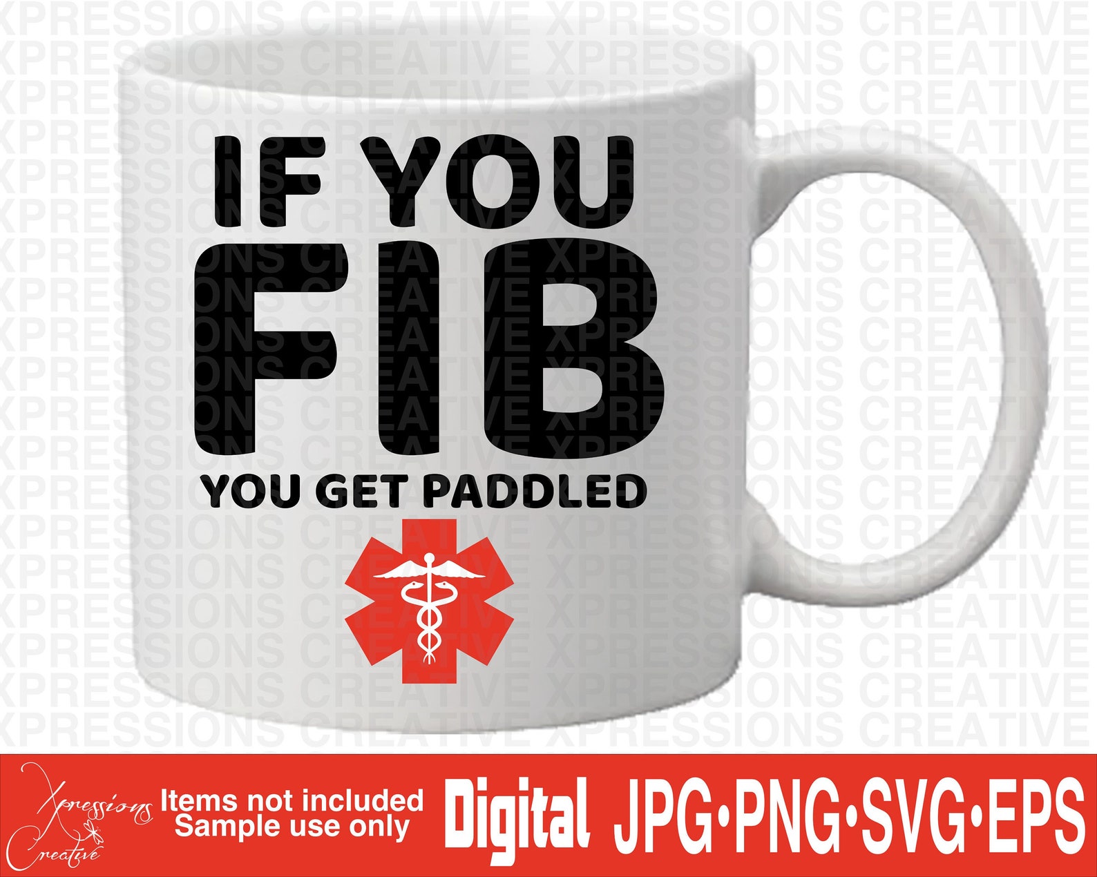 If You FIB You Get Paddled Svg Medical Svg Paramedic Svg - Etsy