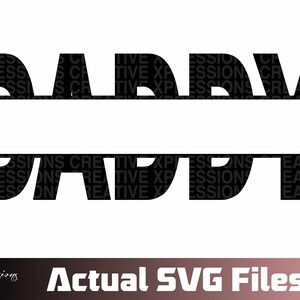 Daddy Monogram blank Daddy with names Fathers Day svg Daddy | Etsy