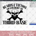 Beards & Tattoos Svg Third Base Svg Funny Mens Tshirt Svg - Etsy