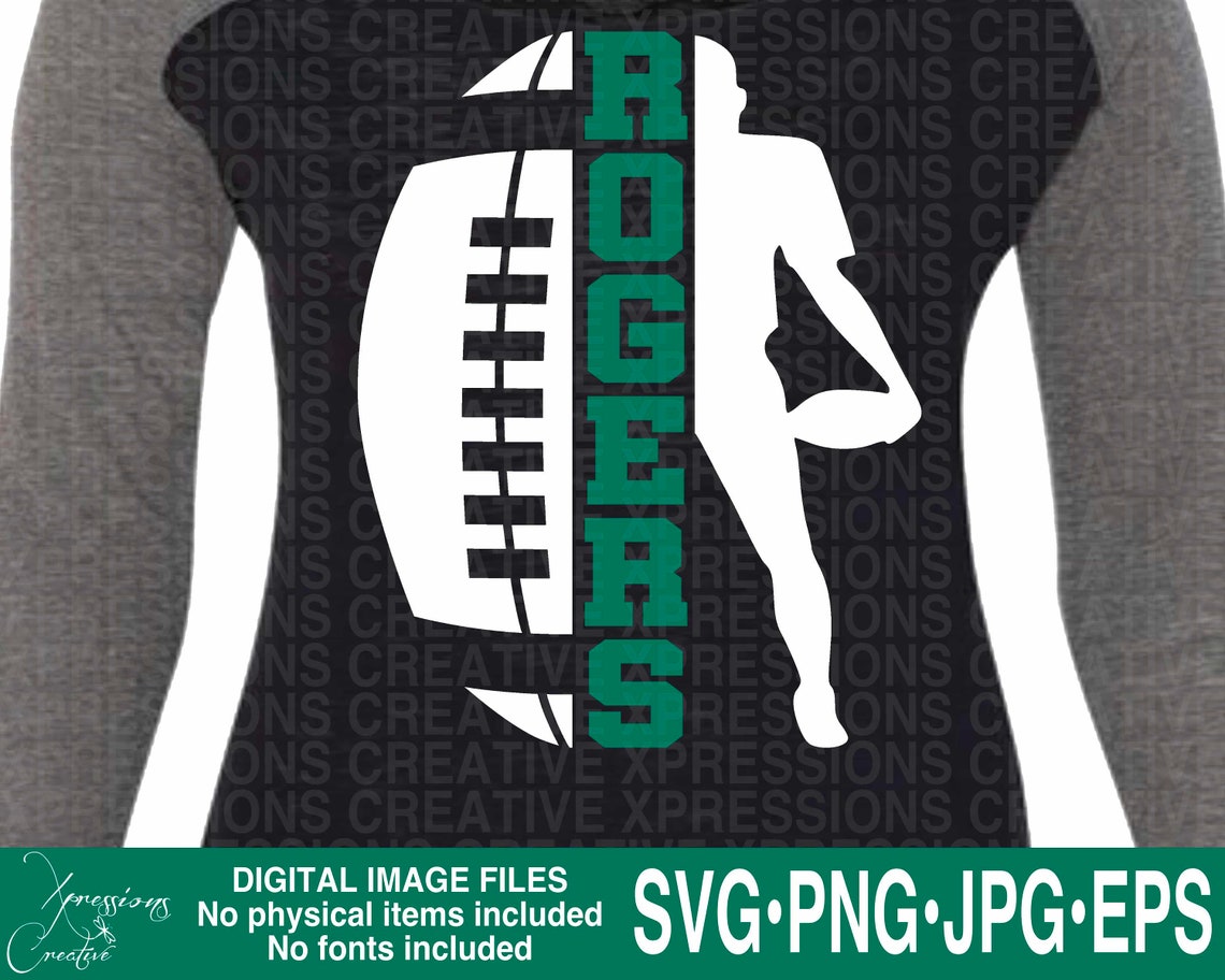 Football Svg Football Split Svg Sports Svg Football Svg for - Etsy