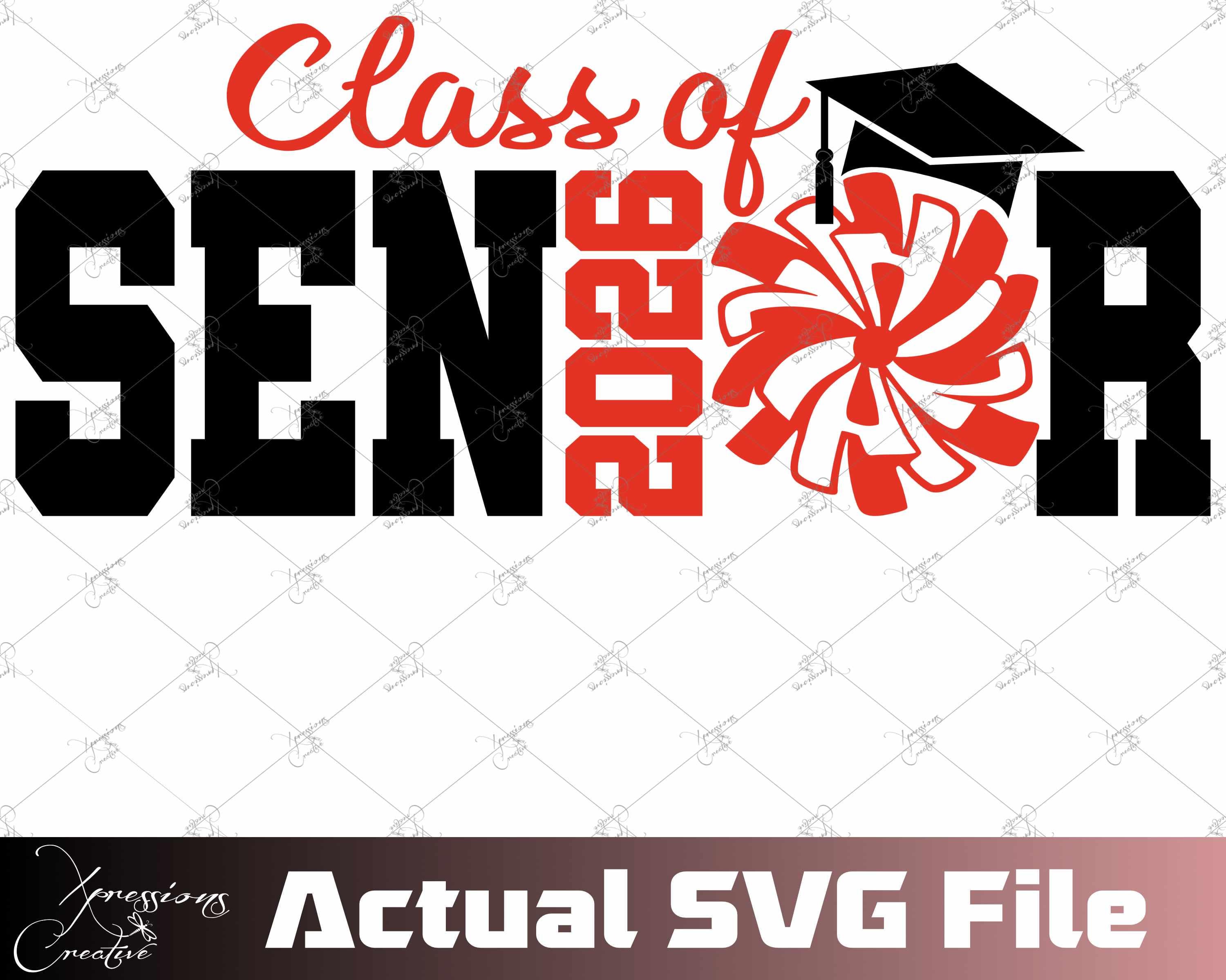 Senior 2026 Svg, Class of 2026, 2026 Graduate, Cheer Svg, Graduation ...