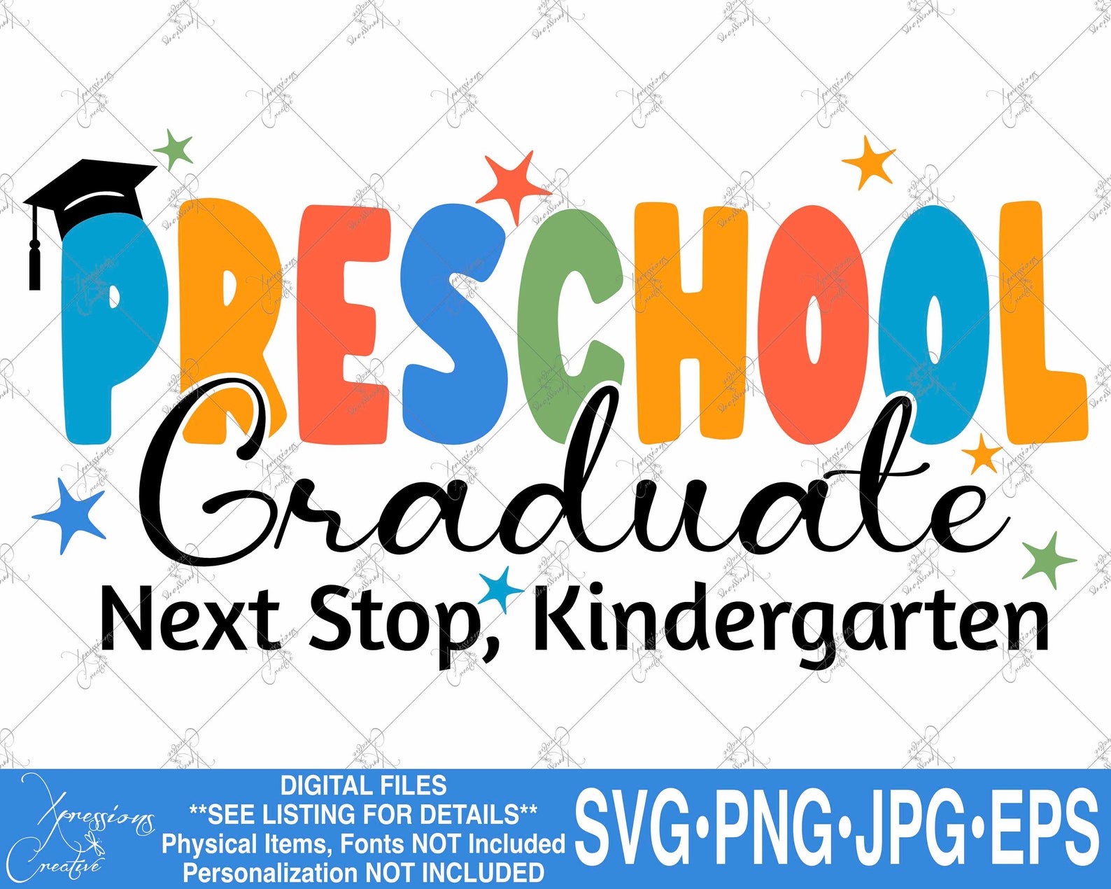 Preschool Graduate Svg, Preschool Grad, Preschool Graduate Sublimation ...