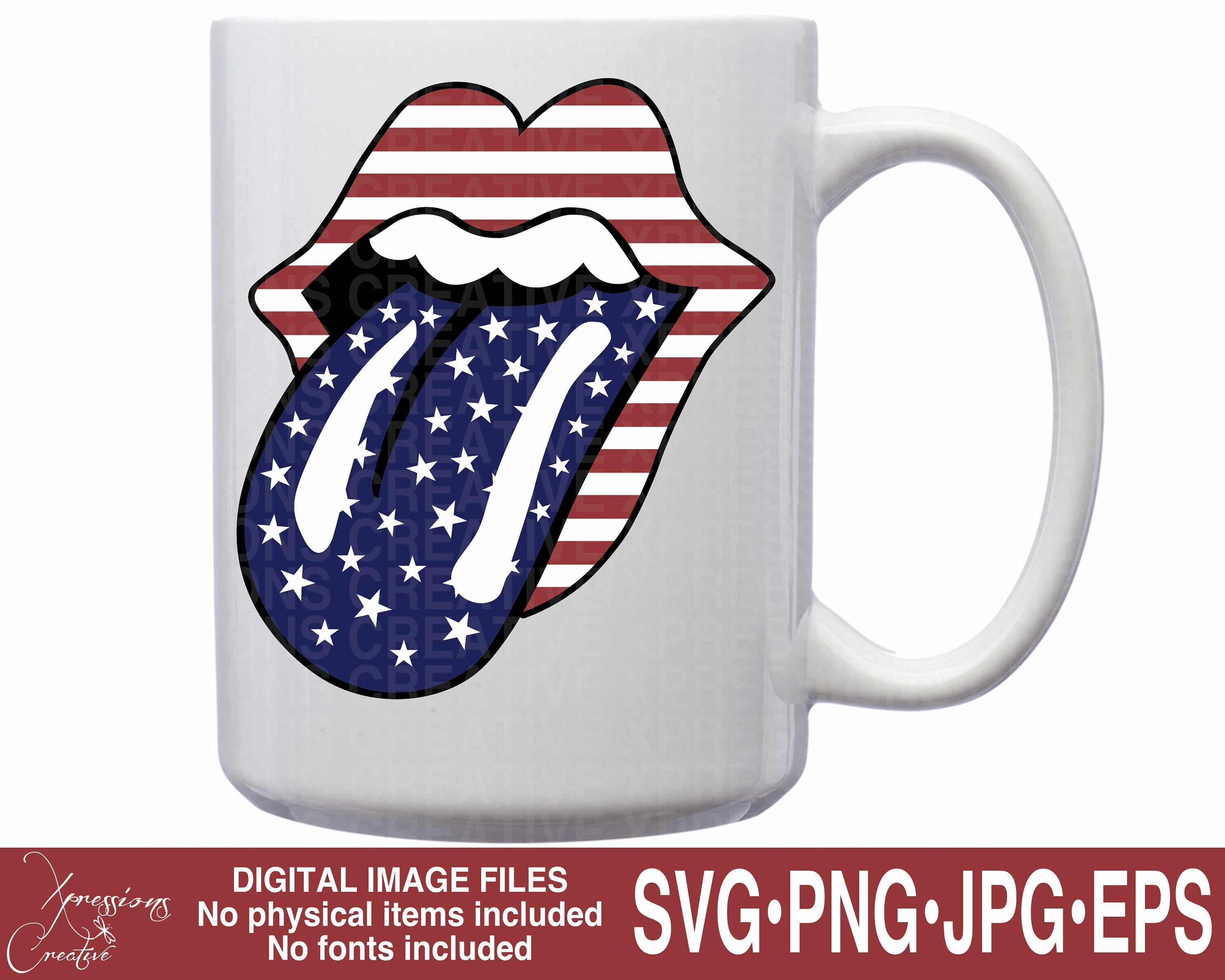 Patriotic Lips Svg American Lips Svg Red Lips Svg Lips SVG - Etsy