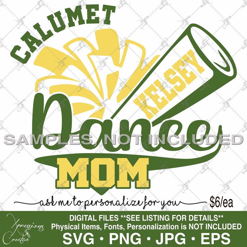 Dance Mom Svg, Dance SVG, Pompom Svg, Megaphone Svg, Cheer Svg, Dance ...