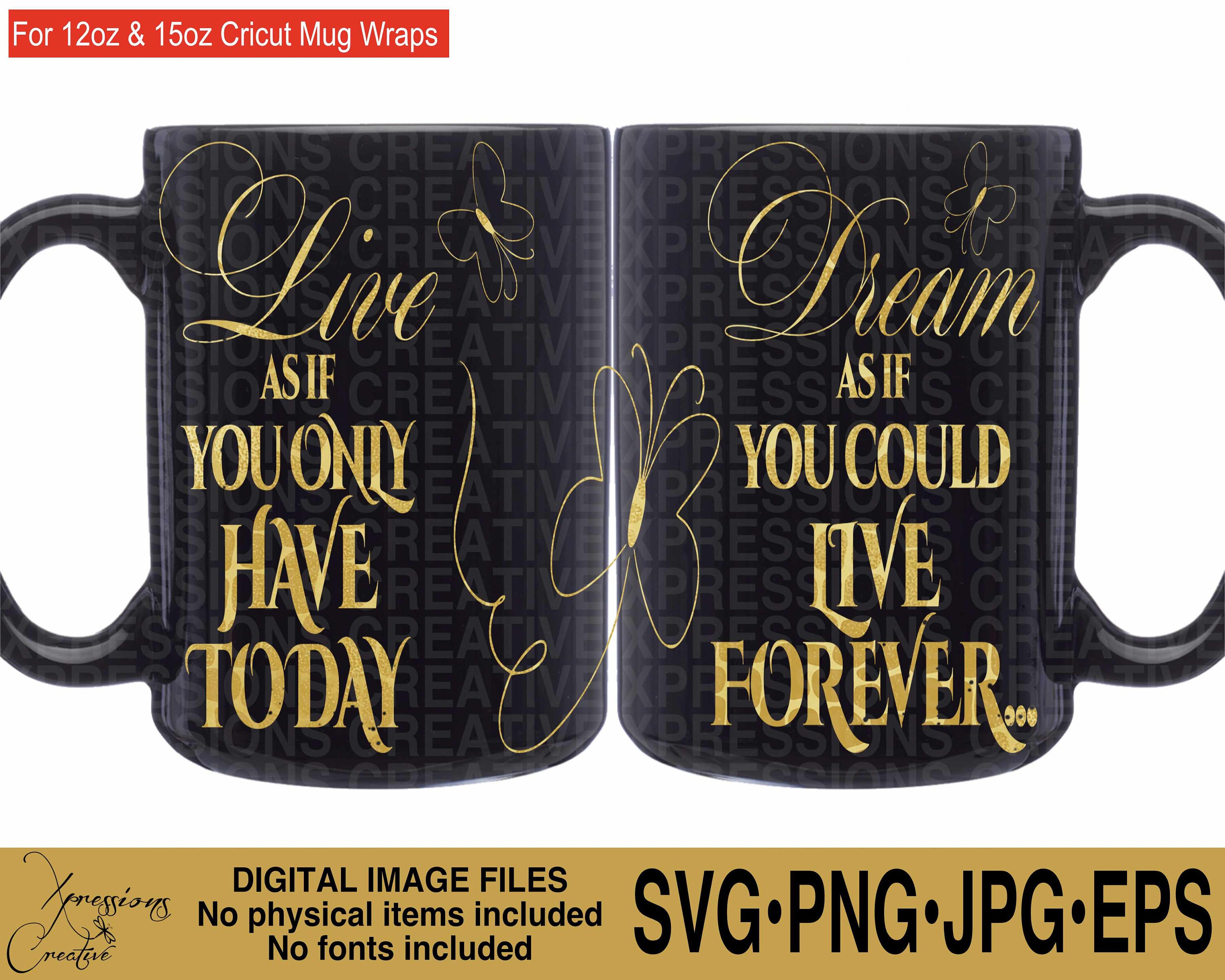 Mug Press SVG Mug Wrap Svg Infusible Ink Svg Butterfly - Etsy
