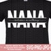 Nana Svg, Nana Monogram Svg, Nana Split Monogram Svg, Nana With Names ...