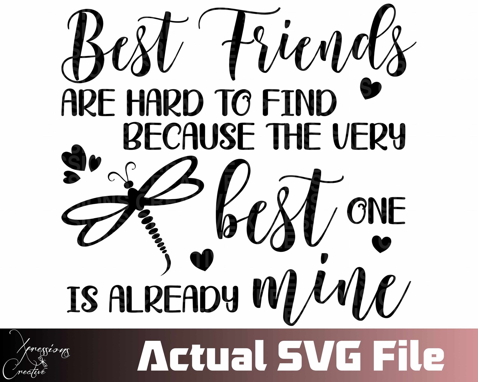 Best Friends Svg Best Friends Are Hard to Find Svg Best - Etsy