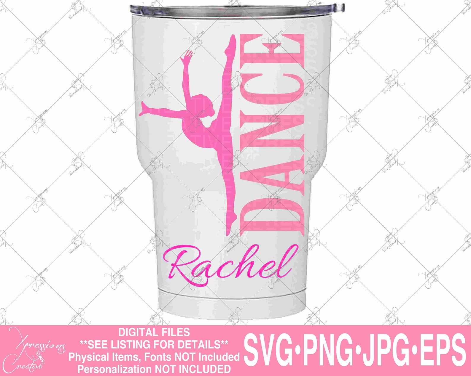 Dance Svg, Dancer Svg, Dancing Svg, Personalized Dance Svg, Ballerina ...