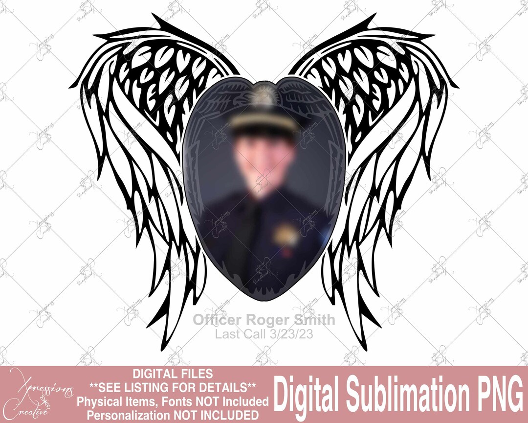 Fallen Officer Photo Template, Police Badge Template, Police Officer ...
