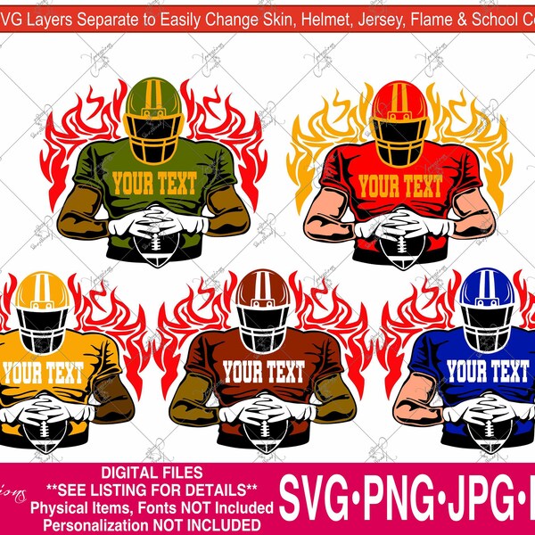 Custom Football - Etsy