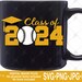 Senior 2024 Svg, Class of 2024, 2024 Graduate, Baseball Svg, Graduation ...