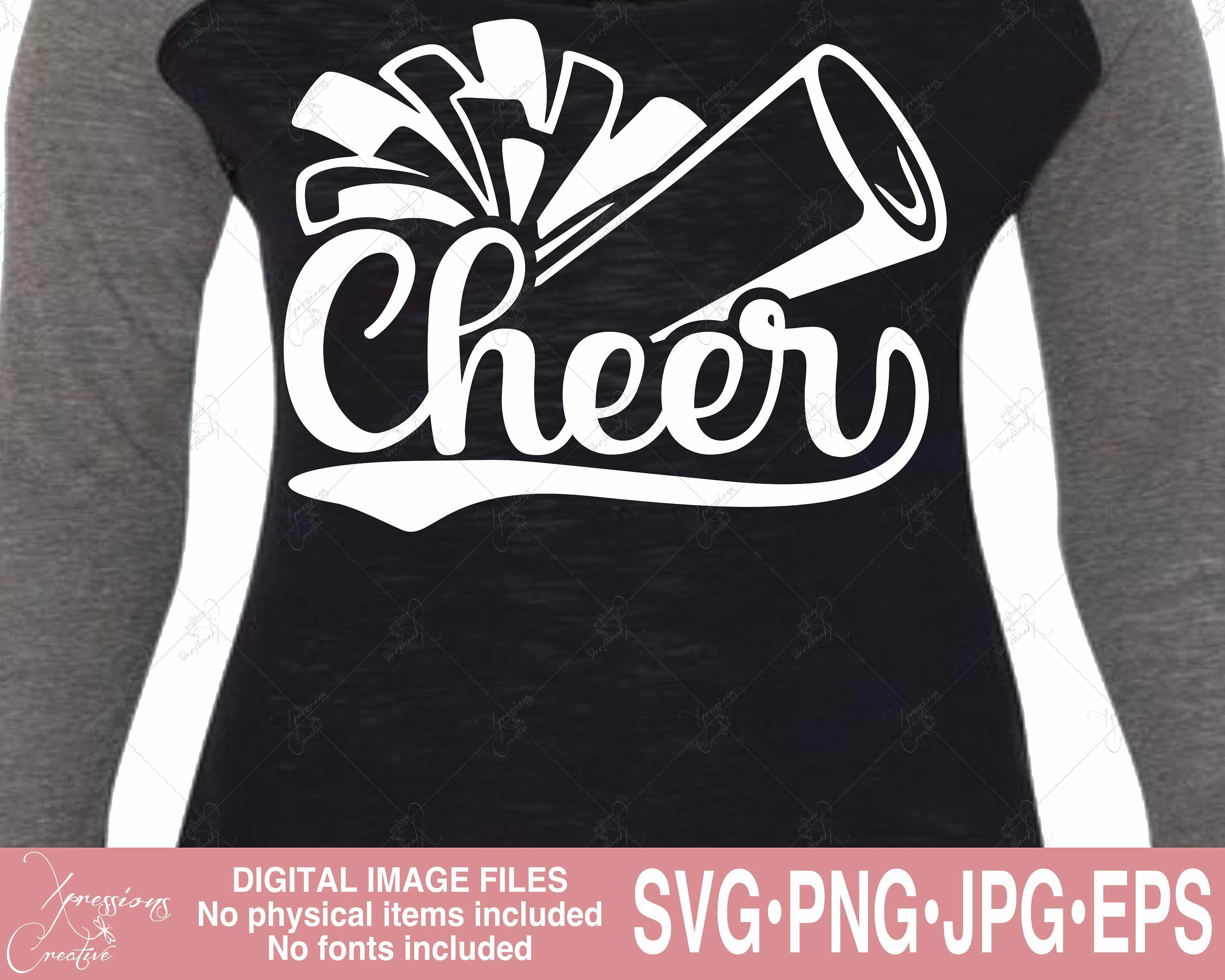 Cheer Svg Football Svg Cheerleading Svg Pompom Svg - Etsy