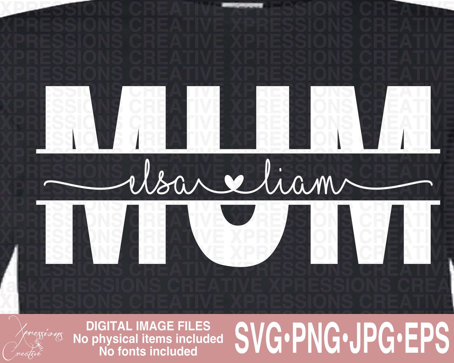 Mum Svg Mum With Names Svg Mum With Kids Names Svg Mum - Etsy