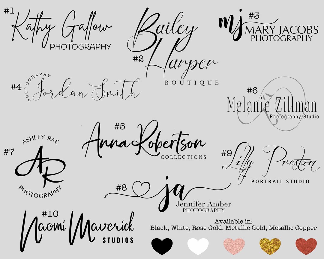 Custom Logo Design, Custom Branding Logo, Minimalist Logo, Handwritten ...