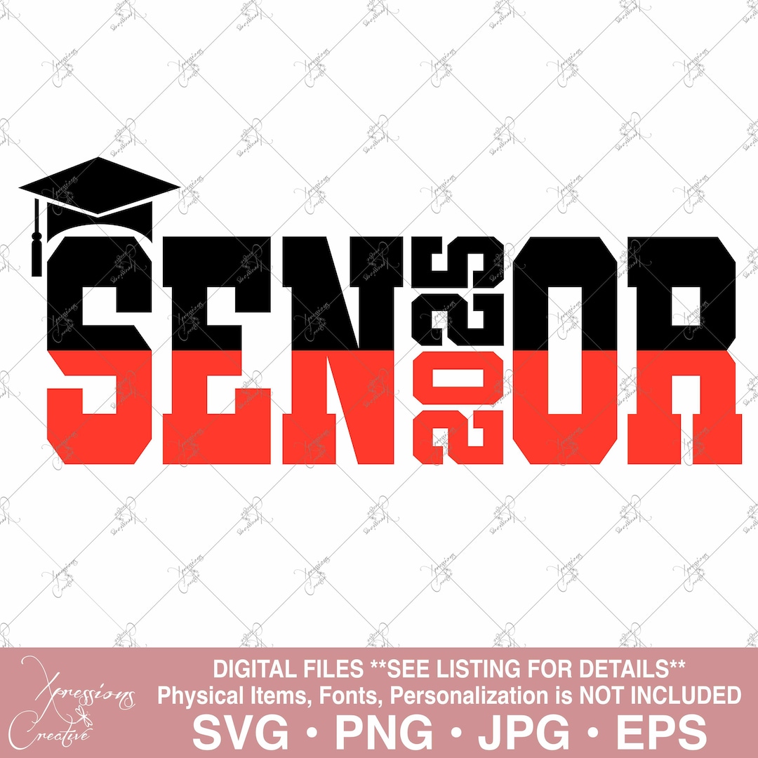 Senior 2025 Svg, 2025 Senior Split Svg, Class of 2025, 2025 Graduate ...