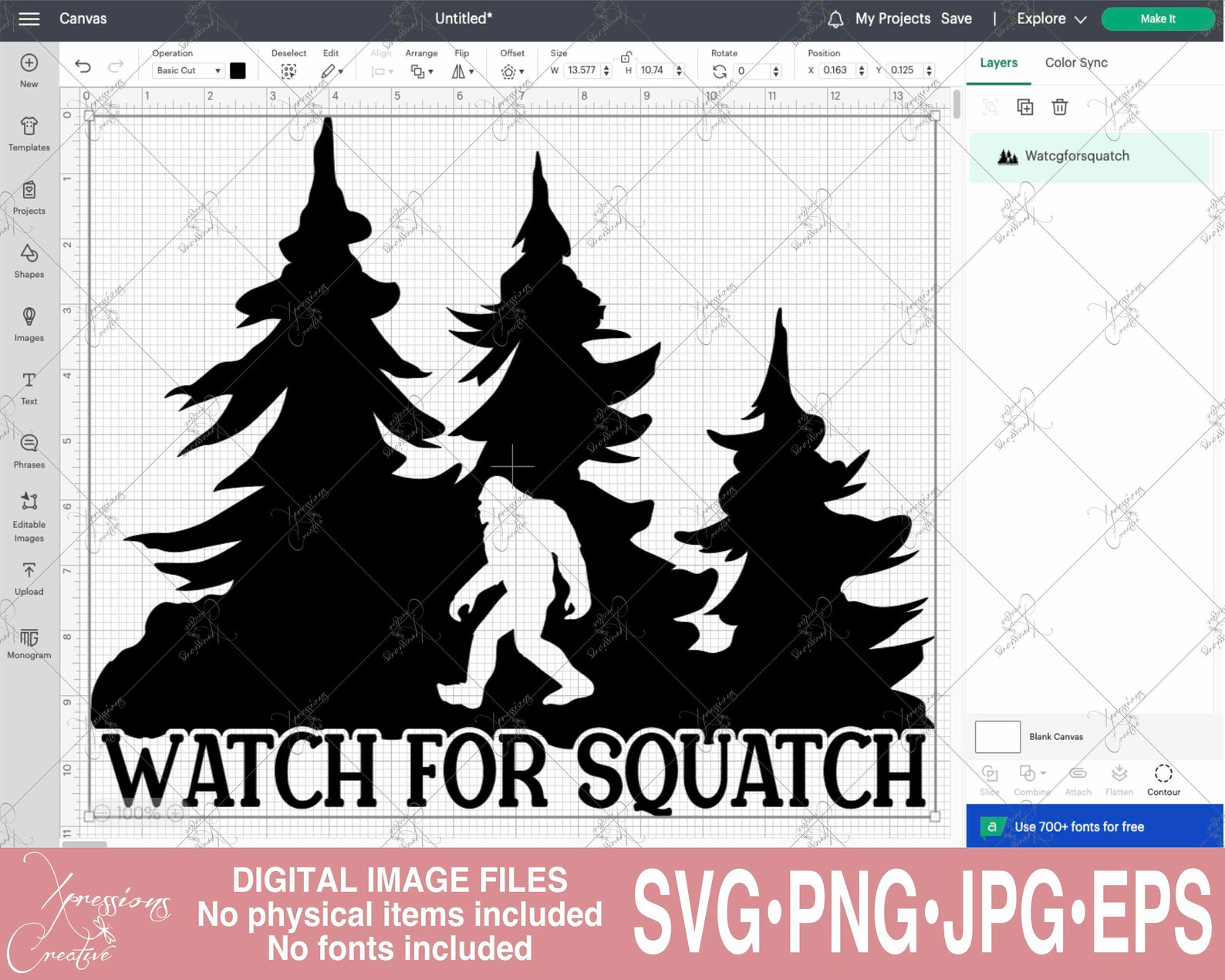 Bigfoot Svg Sasquatch Svg Watch for Squatch Svg Big Foot - Etsy