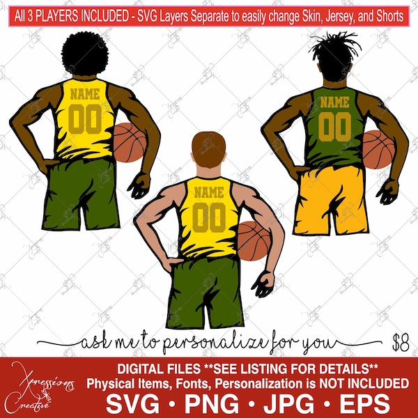 Basketball Player Svg - Etsy