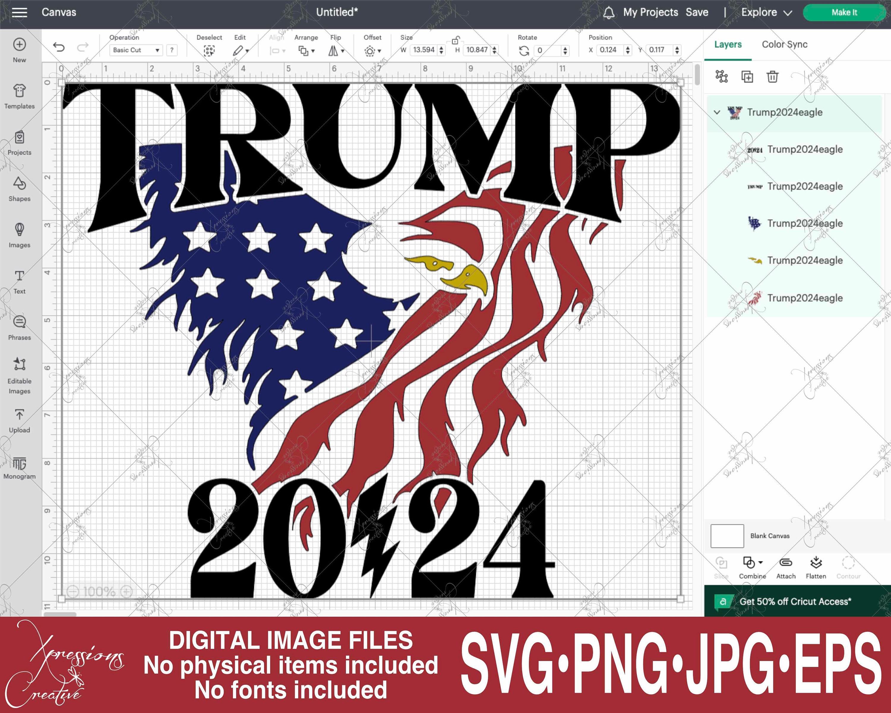 Trump 2024 Svg Trump Eagle 2024 PNG Trump Svg FJB Lets Go - Etsy