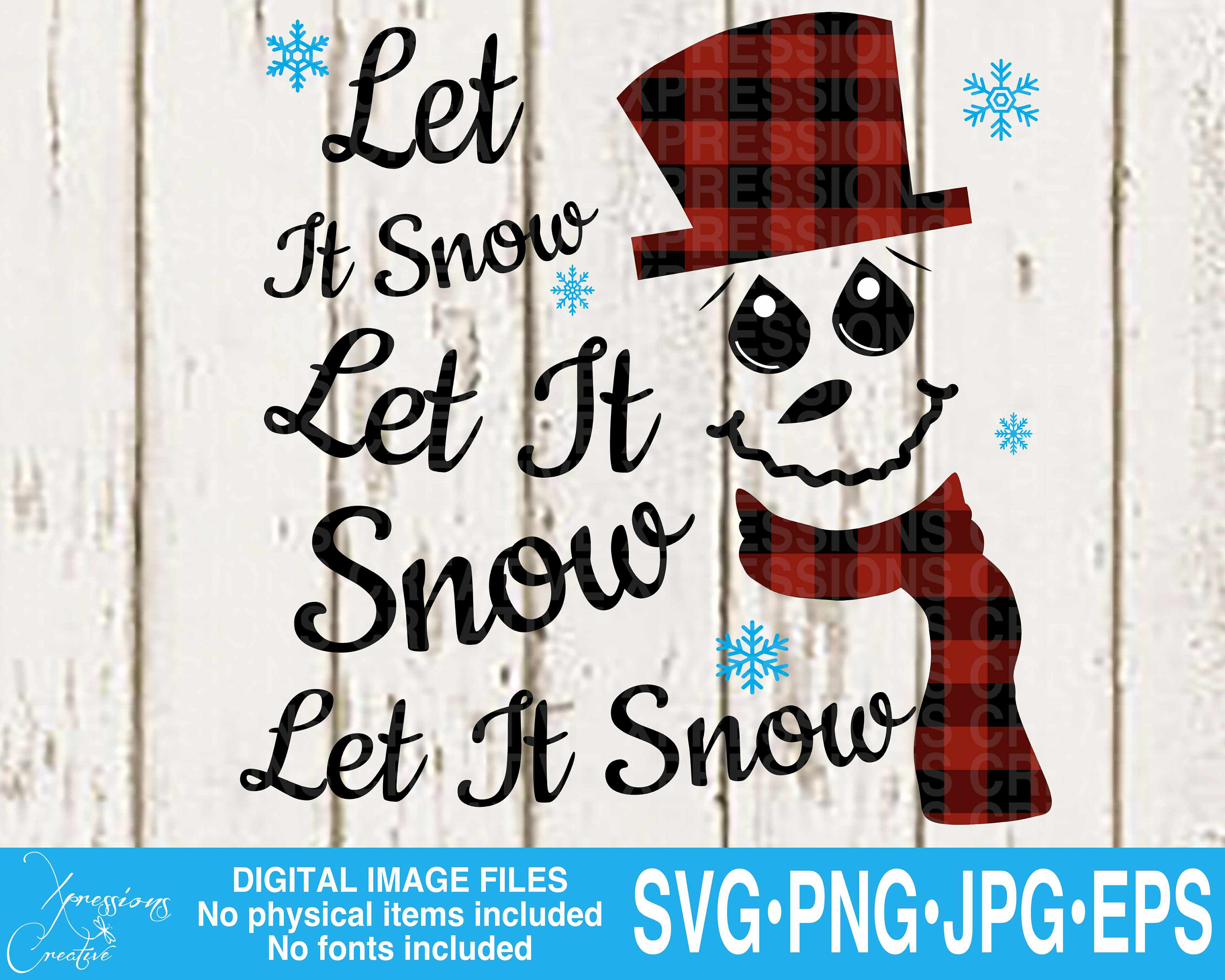 Let It Snow Svg Christmas Svg Snowman Svg Let It Snow Glass - Etsy