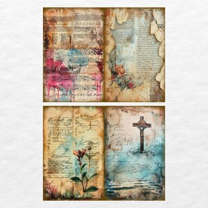 Scripture Scraps, Junk Journal, Bible Journaling, Stickers, Verse ...