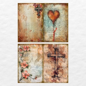 Scripture Scraps, Junk Journal, Bible Journaling, Stickers, Verse ...