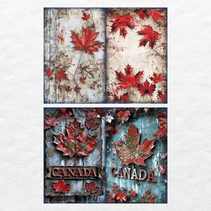 Canadiana Scrapbook Collection - Vintage Canada Digital Journal Pages ...