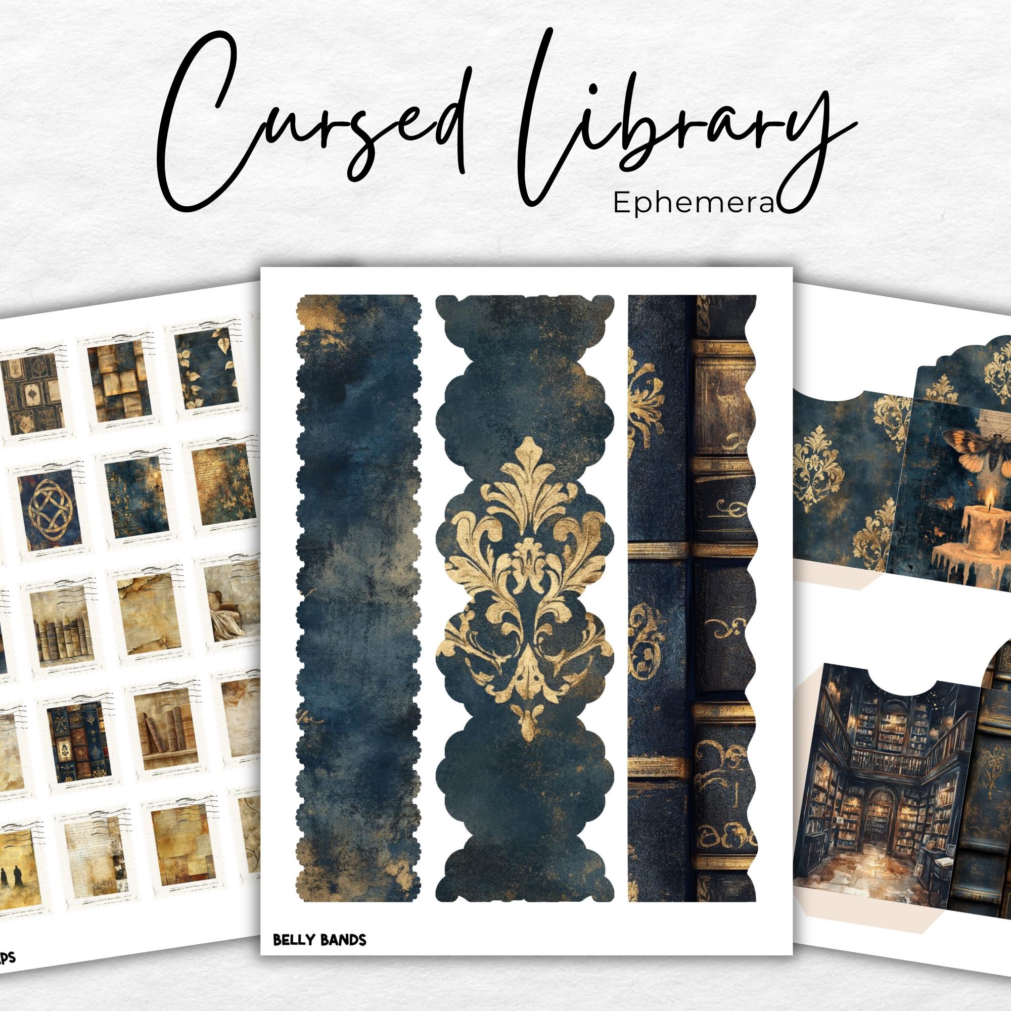 Cursed Library Junk Journal Add on Kit, Printable JPG Pages With ...