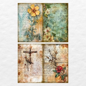 Scripture Scraps, Junk Journal, Bible Journaling, Stickers, Verse ...