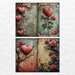 Floral Hearts Junk Journal Kit Vintage Love Letter Digital Paper for ...