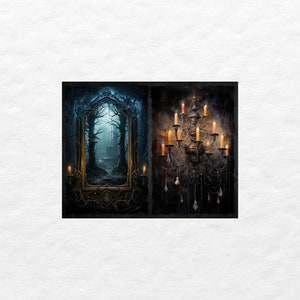 Creepy Graveyard Junk Journal Pages, Digital Scrapbook Paper Kit ...