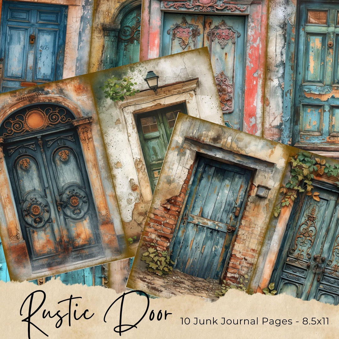 Shabby, Doors, Wood, Junk Journal, Door, Open, Gift, Card, Cover ...